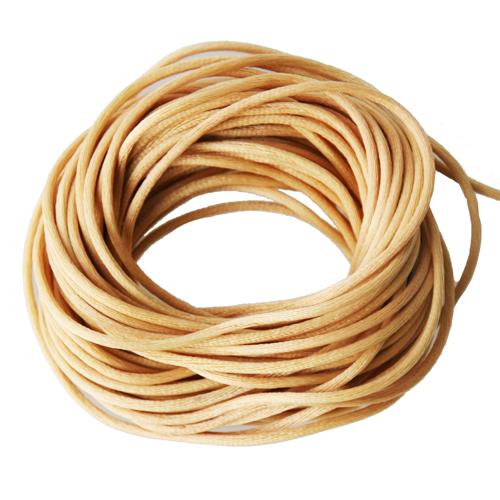 Cordon satin beige 2mm, 10m